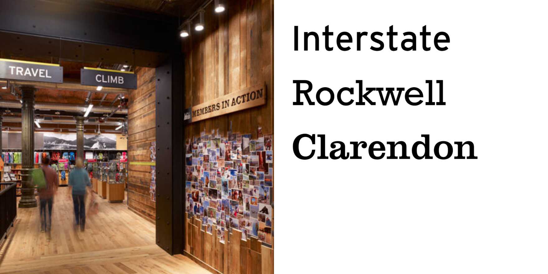 REI Stores - Fonts In Use