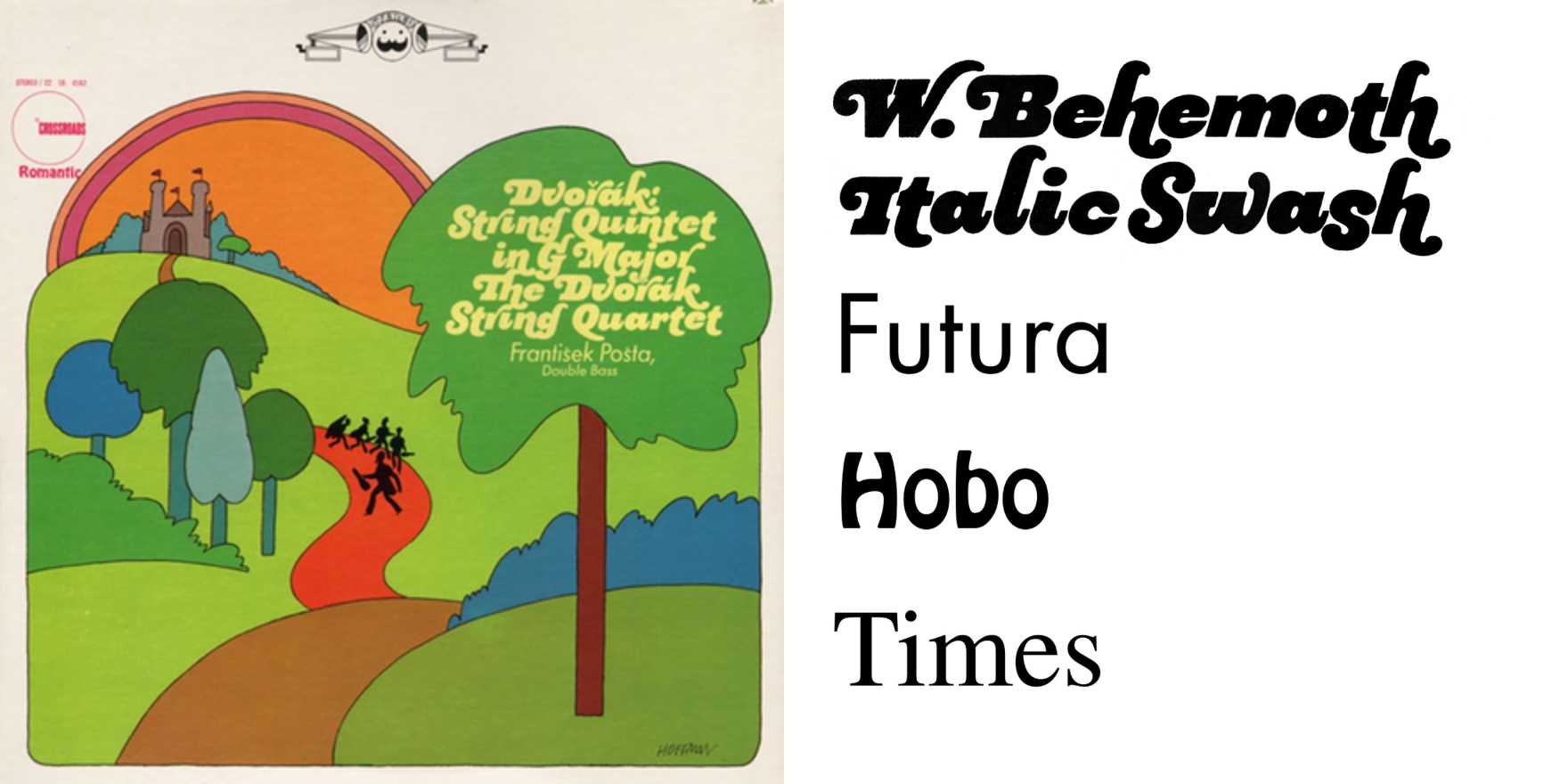 Dvořák (Crossroads Records) - Fonts In Use