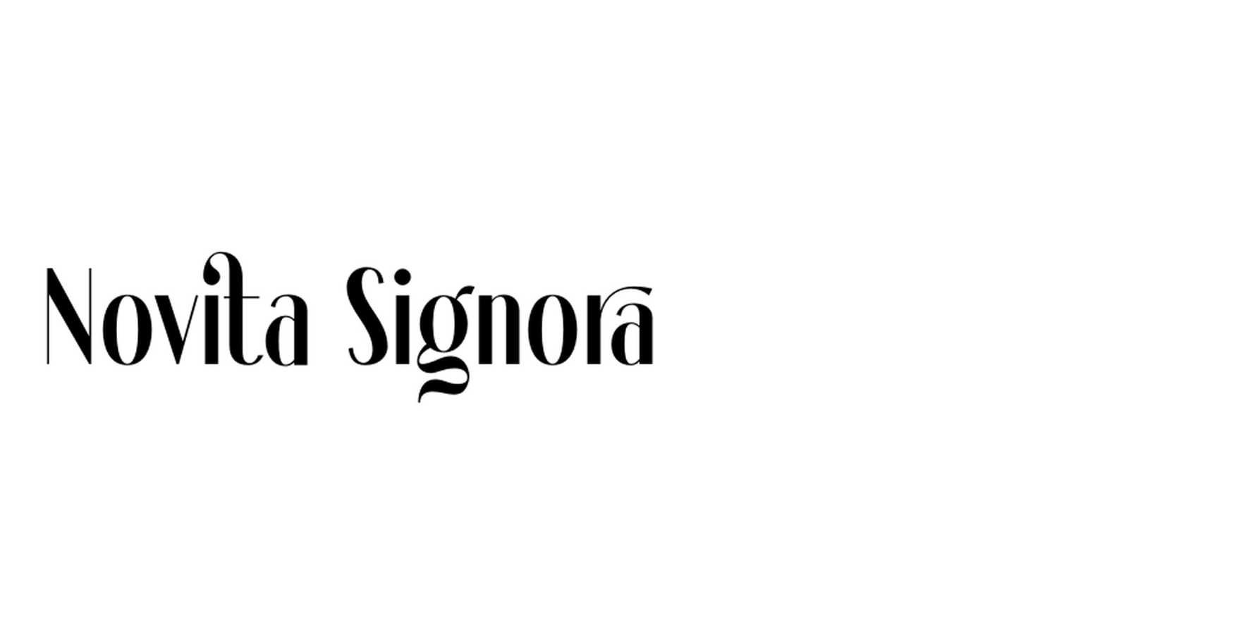 Novita Signora in use - Fonts In Use