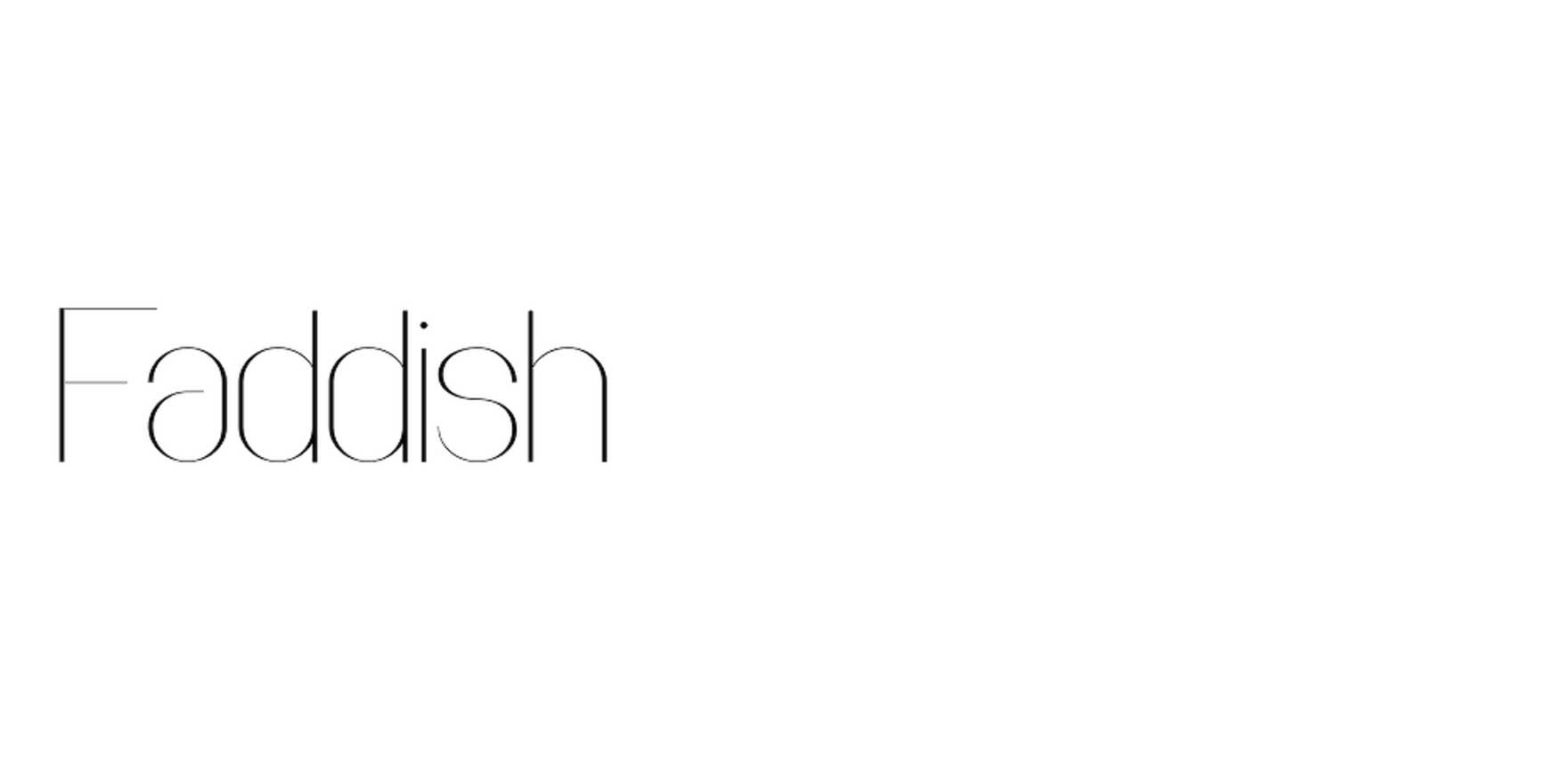 Faddish in use - Fonts In Use