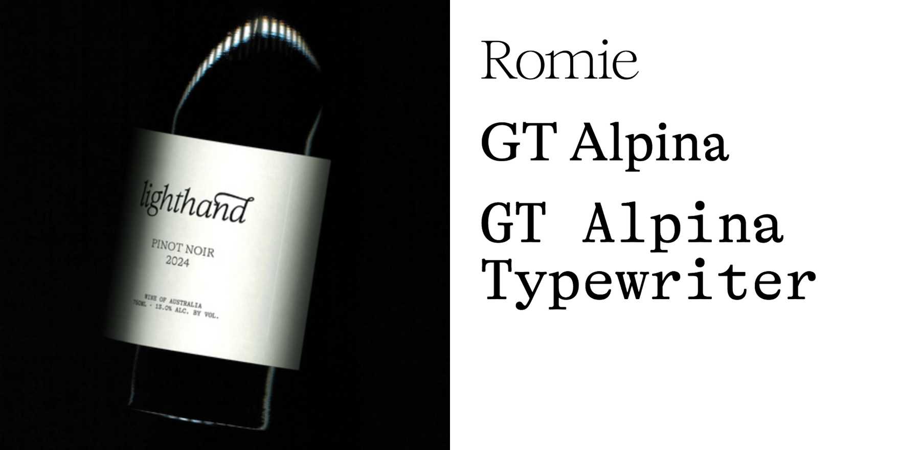 Lighthand - Fonts In Use