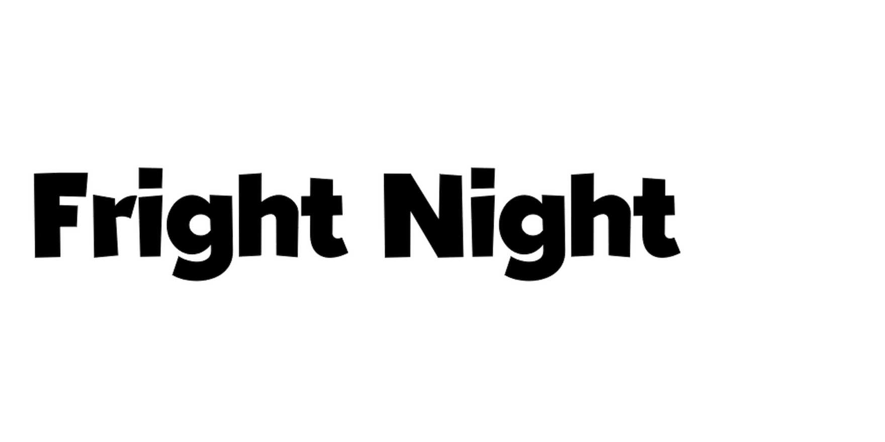 Fright Night in use - Fonts In Use