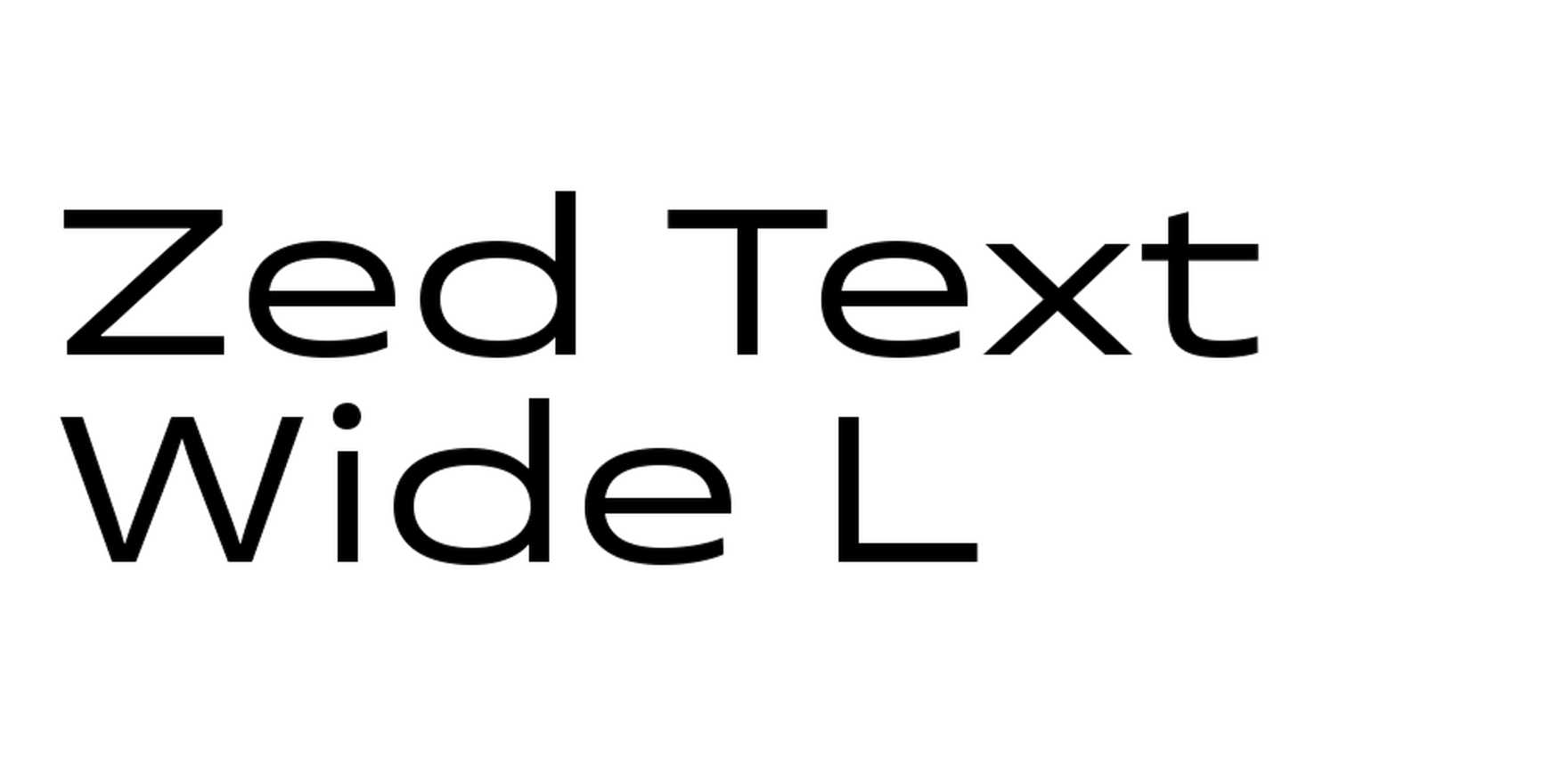 Zed Text Wide L in use - Fonts In Use