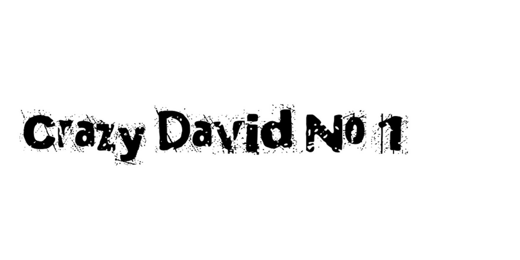 Crazy David No 1 in use - Fonts In Use