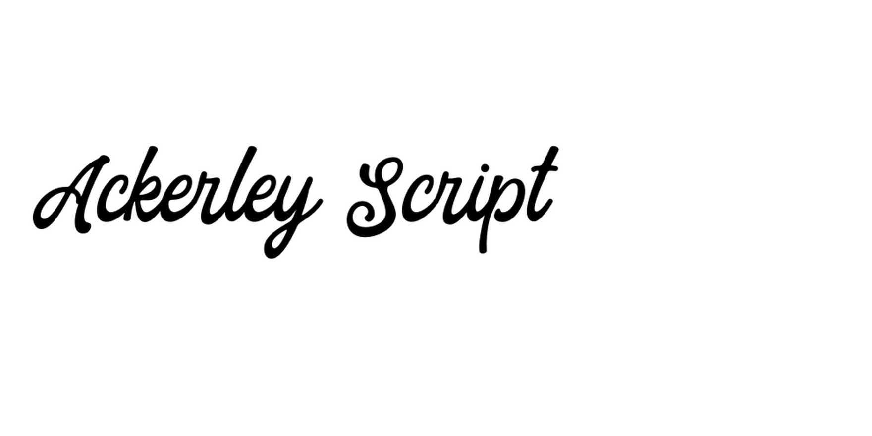 Ackerley Script in use - Fonts In Use