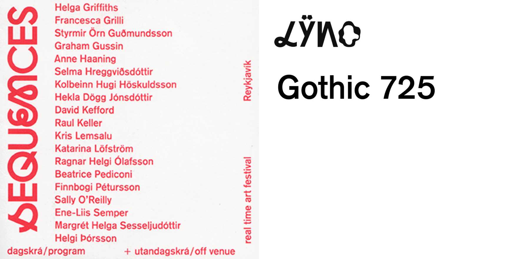 Sequences - Fonts In Use