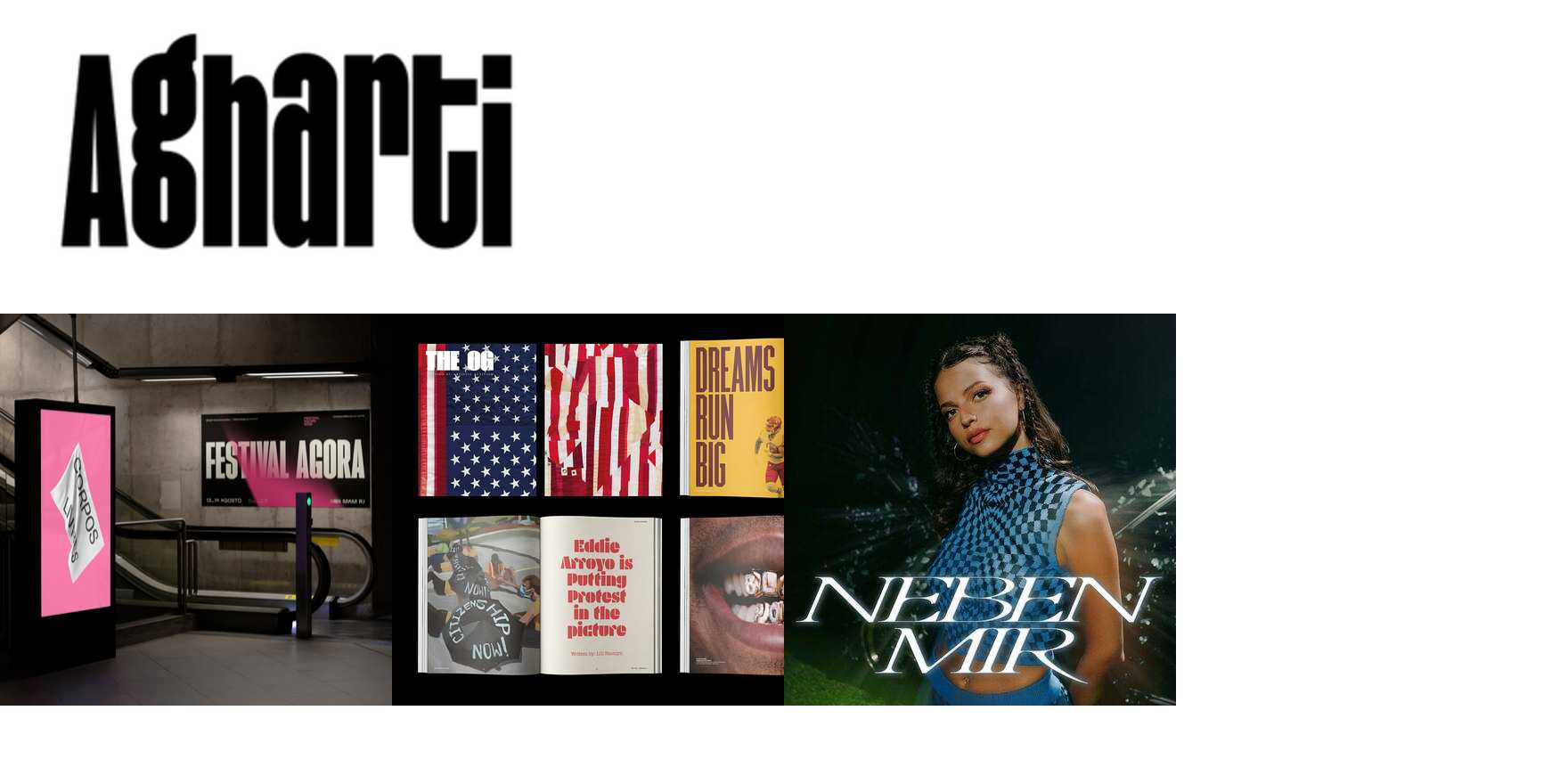 Agharti in use - Fonts In Use