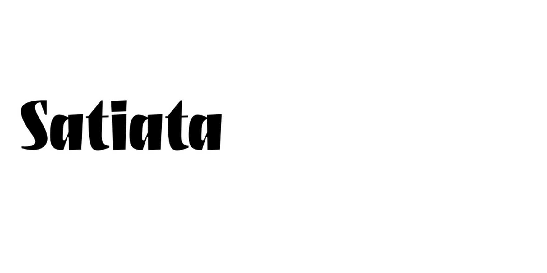 Satiata in use - Fonts In Use