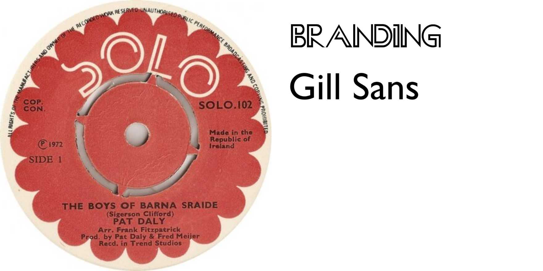 Solo record labels (1972–1980) - Fonts In Use