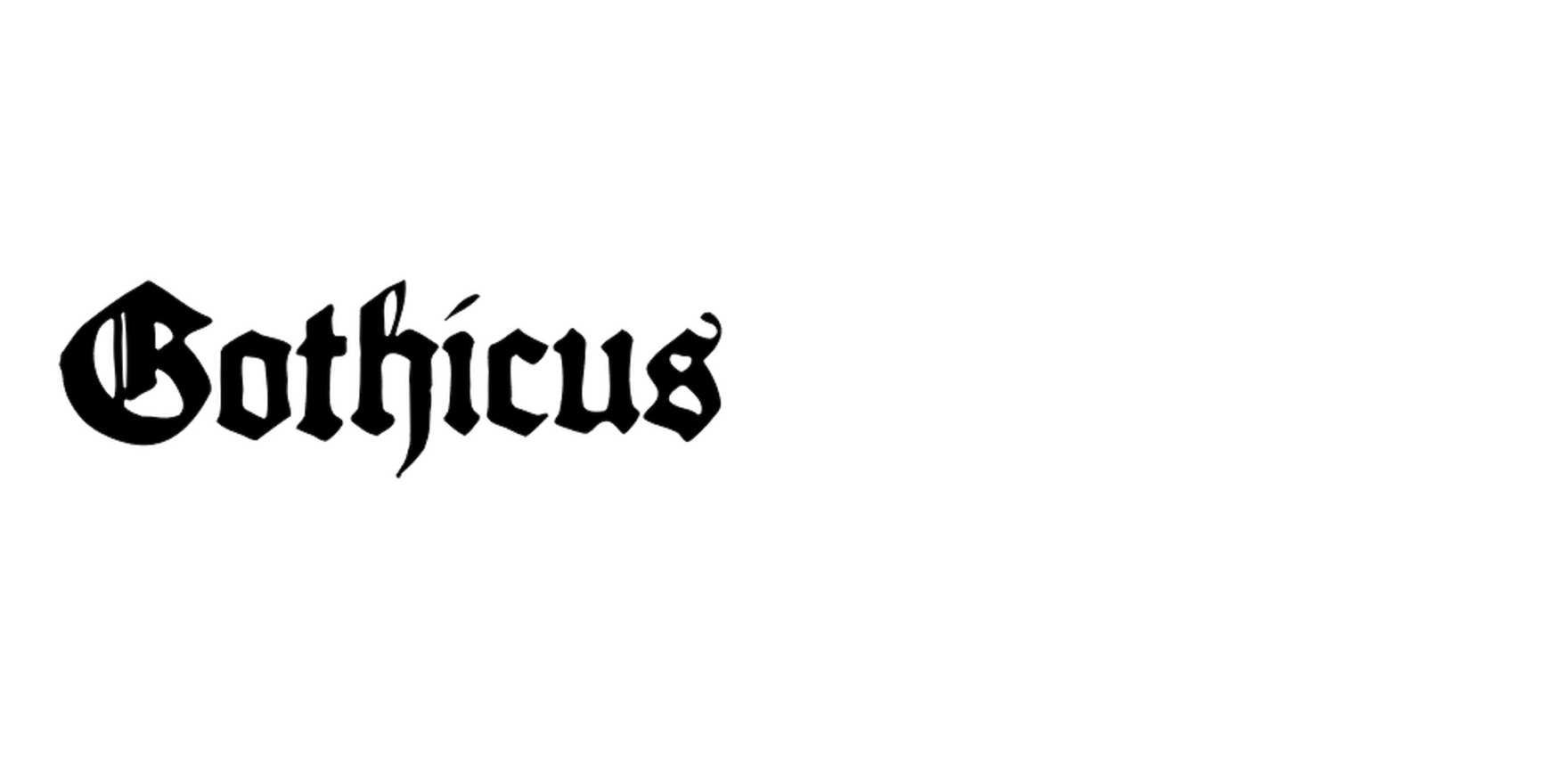 Gothicus in use - Fonts In Use