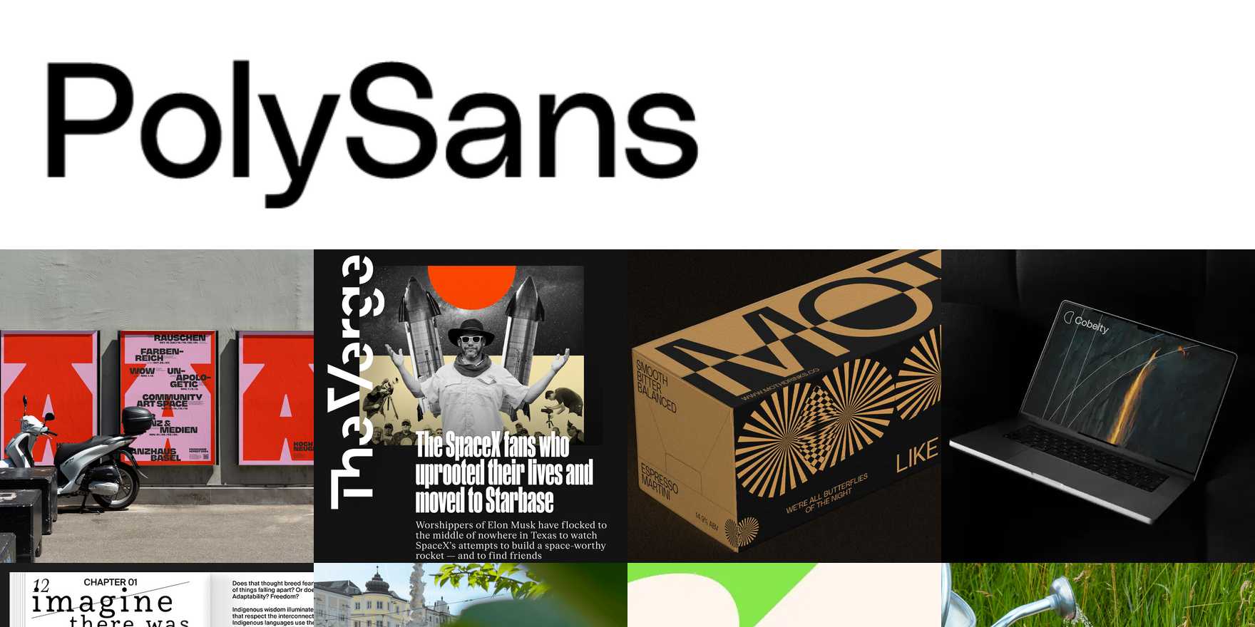 PolySans in use - Fonts In Use