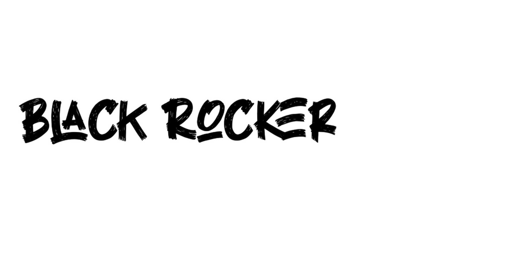 Black Rocker in use - Fonts In Use