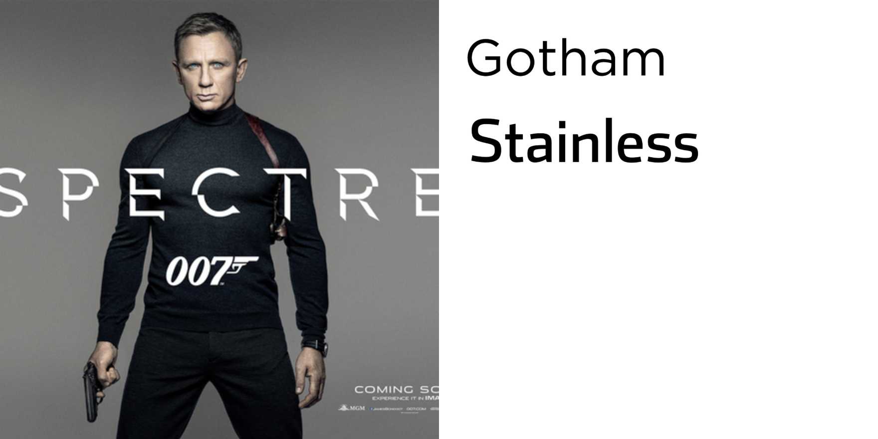 Spectre logo and teaser poster - Fonts In Use