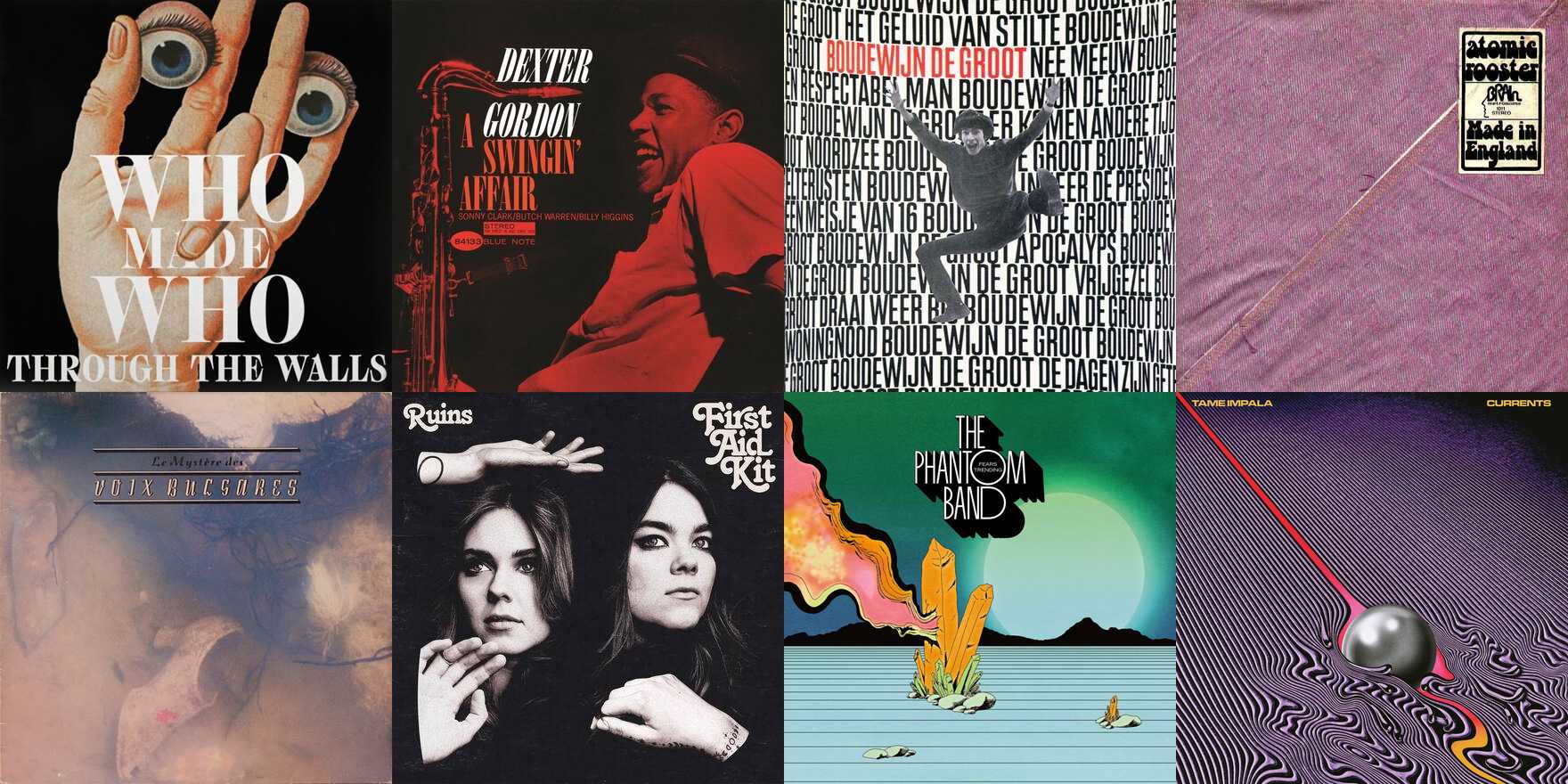 Album Covers - Fonts In Use