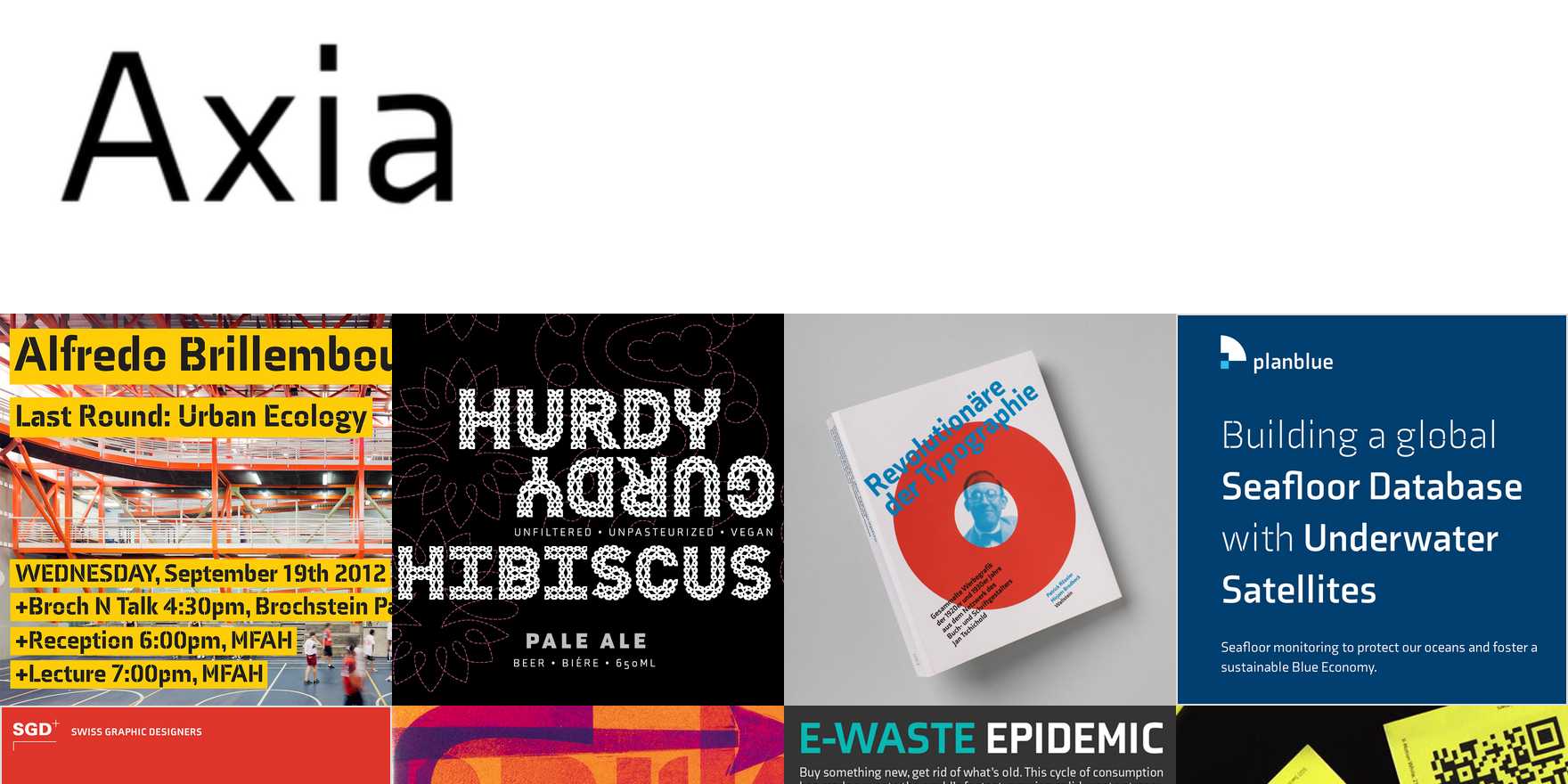 Axia in use - Fonts In Use
