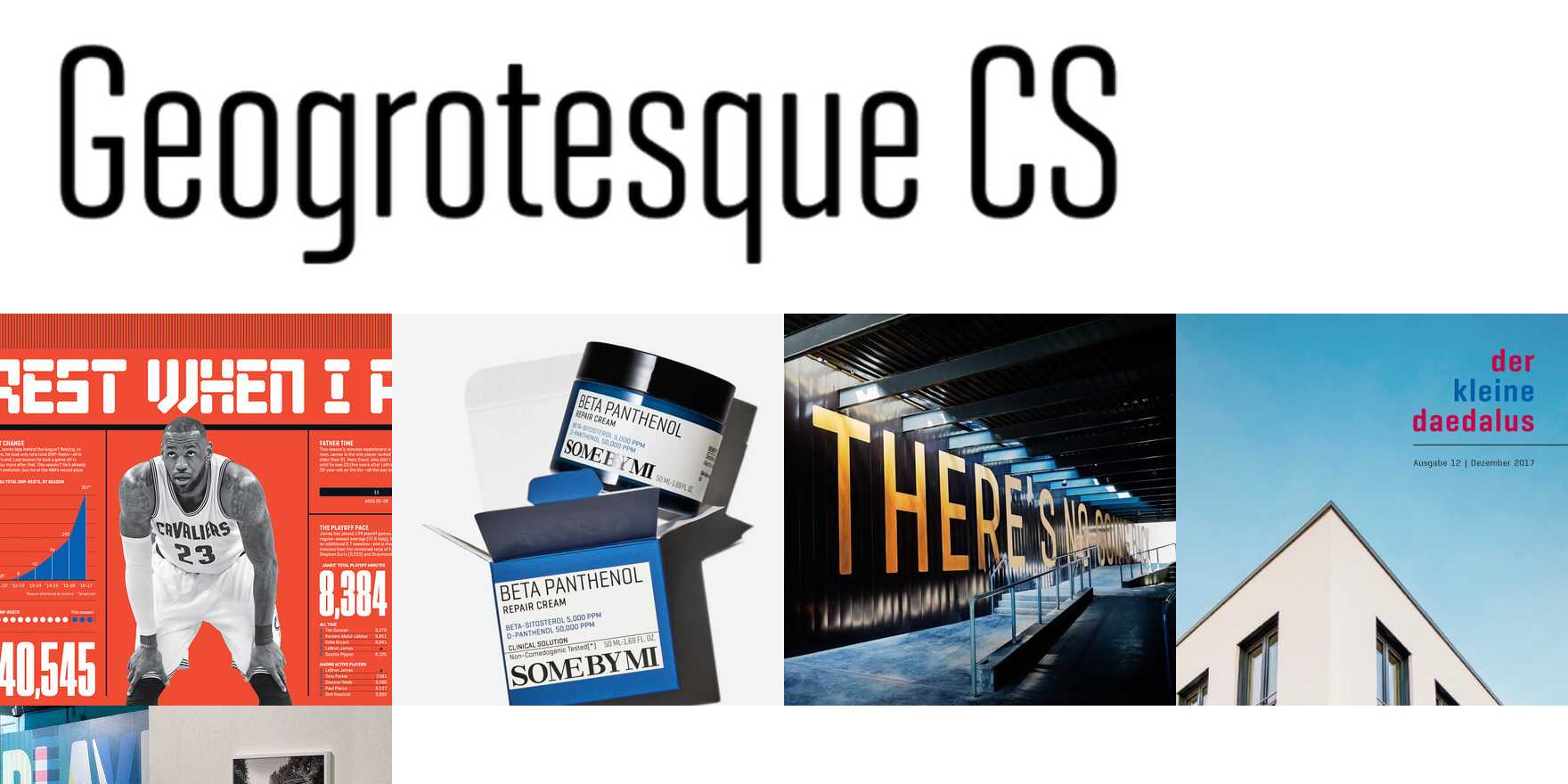 Geogrotesque Condensed Series in use - Fonts In Use