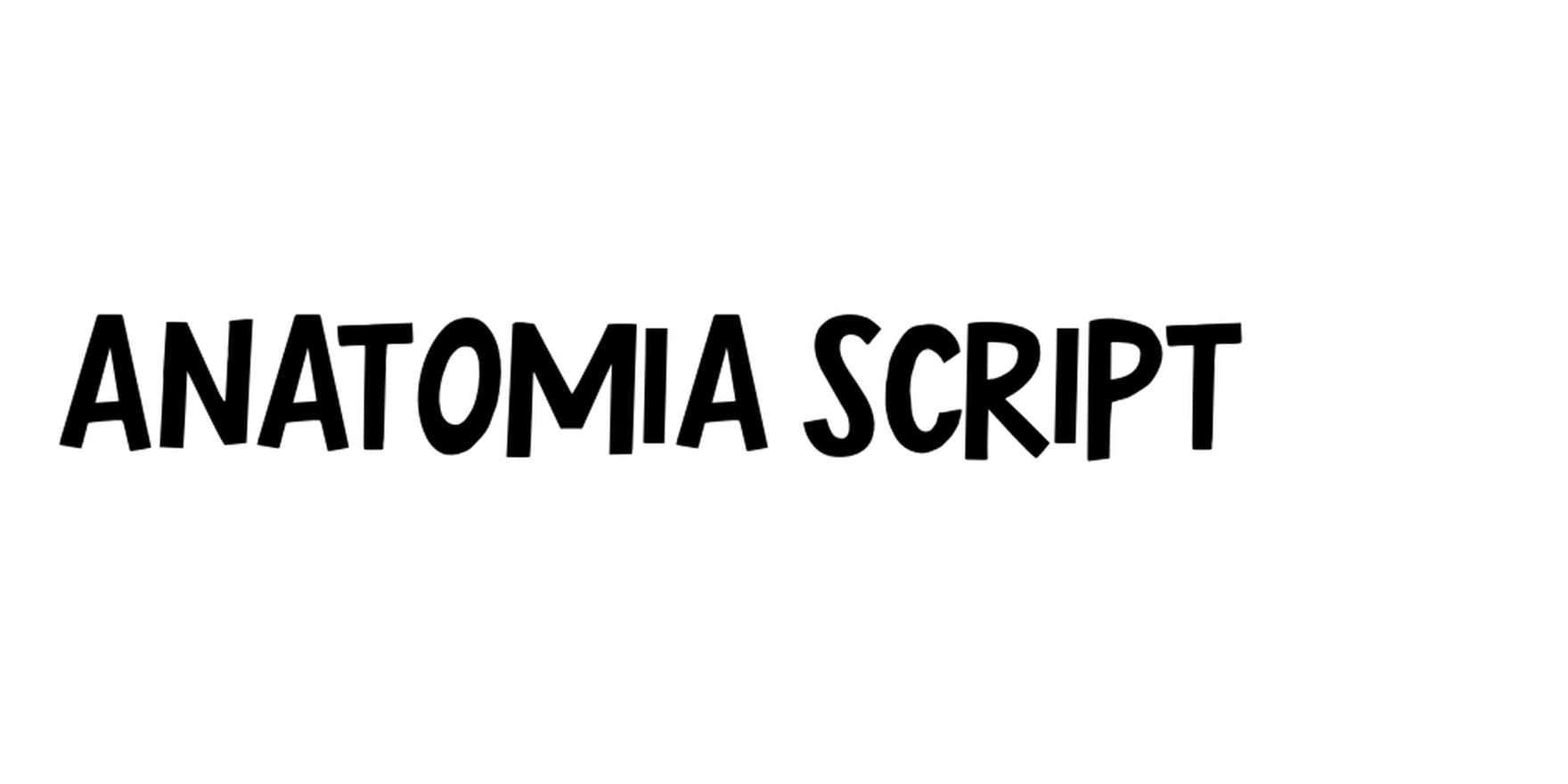 Anatomia Script in use - Fonts In Use