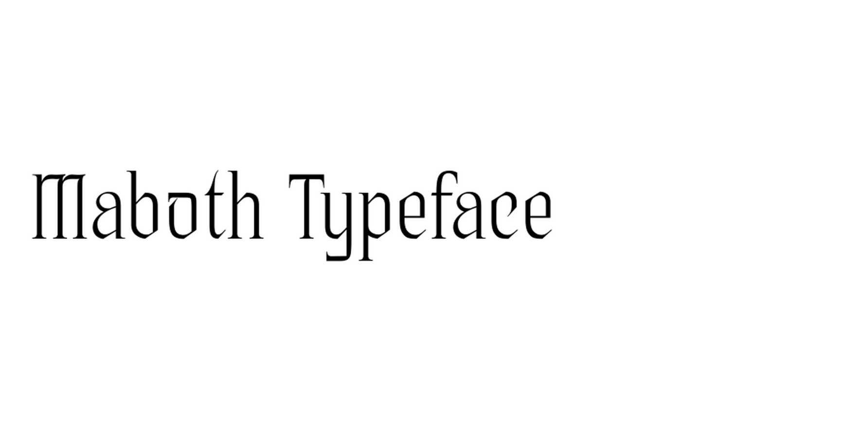 Maboth Typeface in use - Fonts In Use