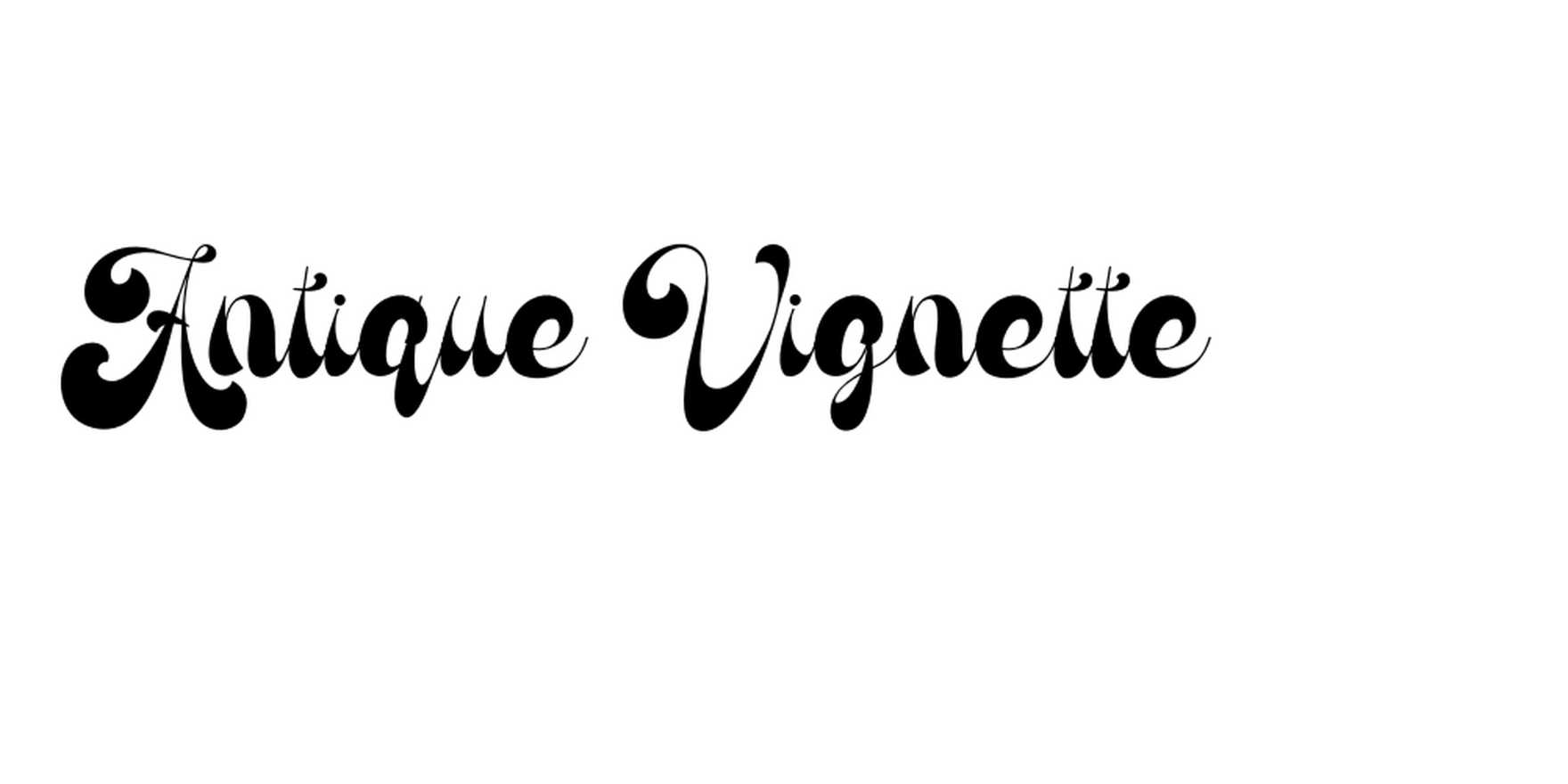 Antique Vignette in use - Fonts In Use