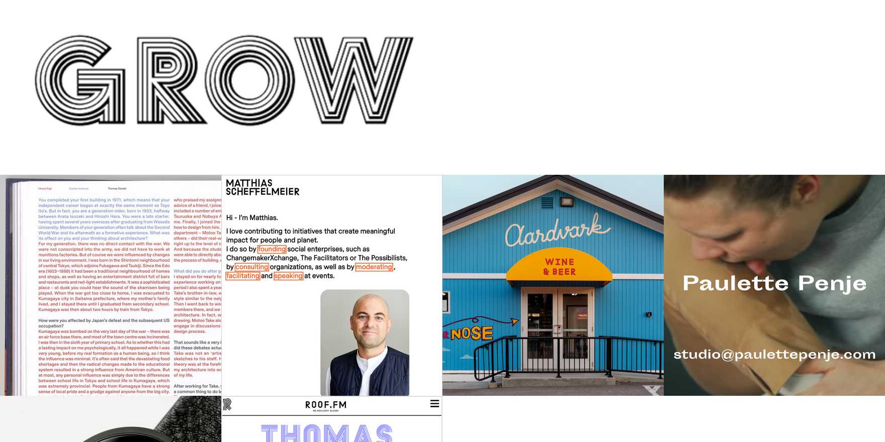 ABC Grow in use - Fonts In Use