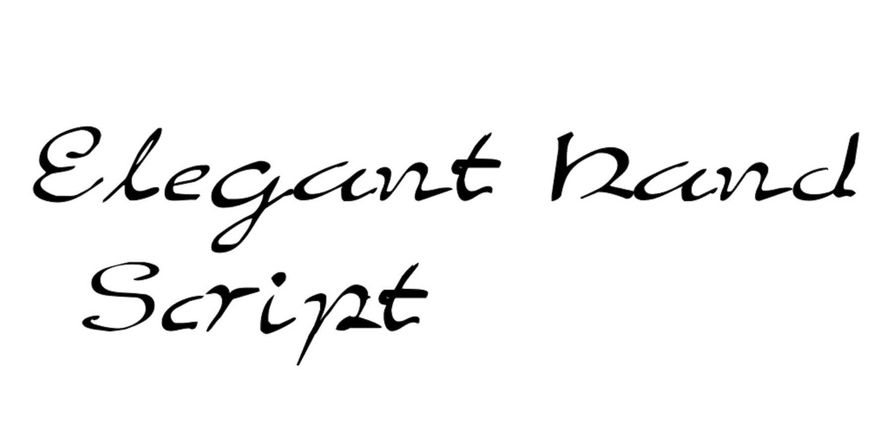 Elegant Hand Script in use - Fonts In Use