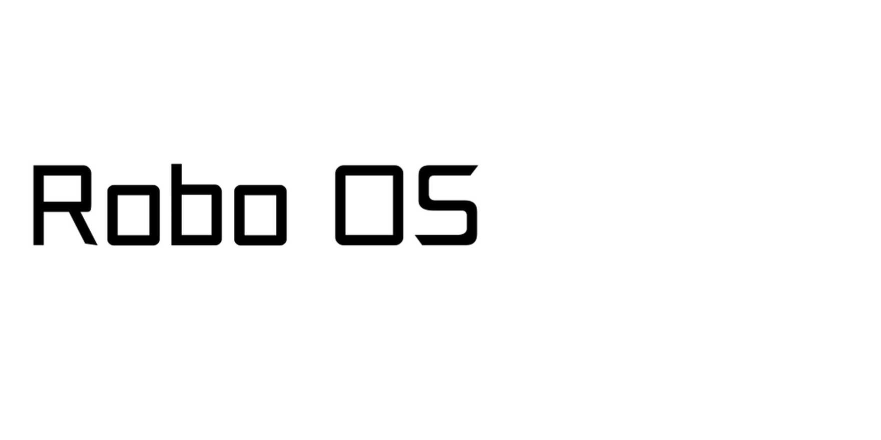 Robo OS in use - Fonts In Use
