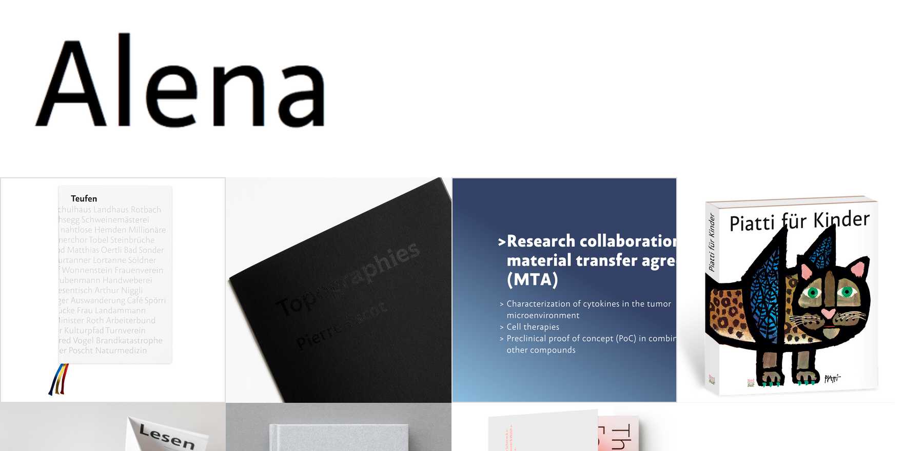 Alena in use - Fonts In Use