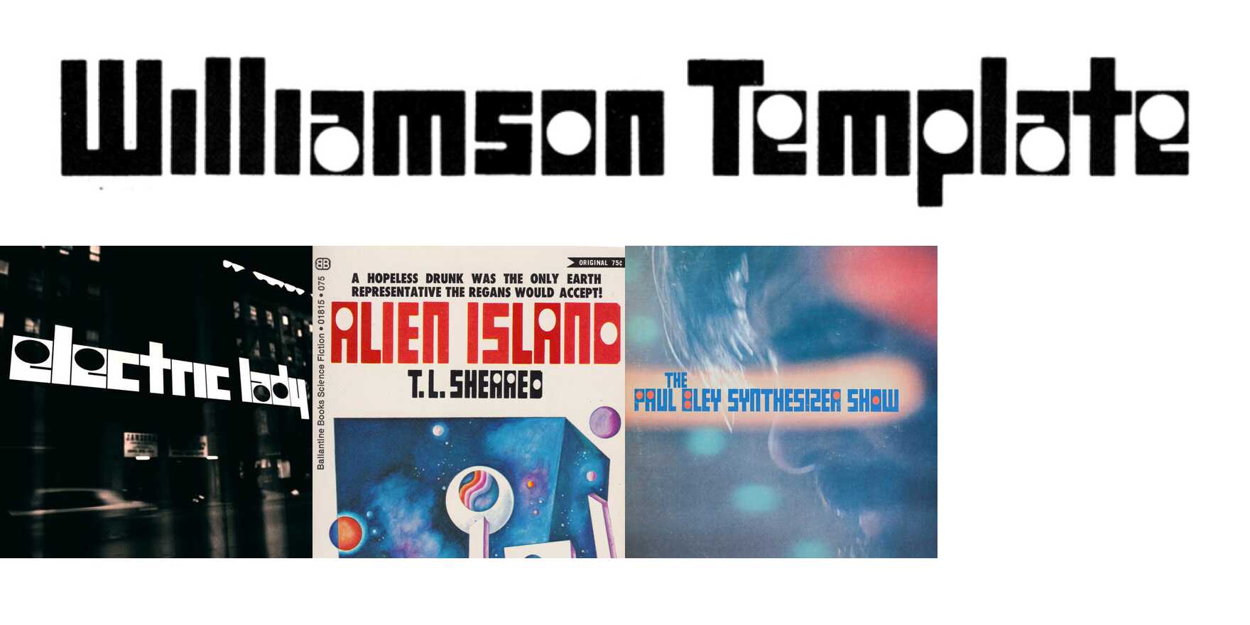 Williamson Template in use - Fonts In Use