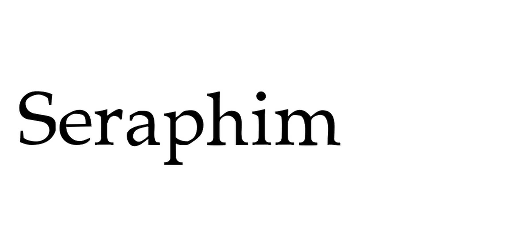 Seraphim in use - Fonts In Use