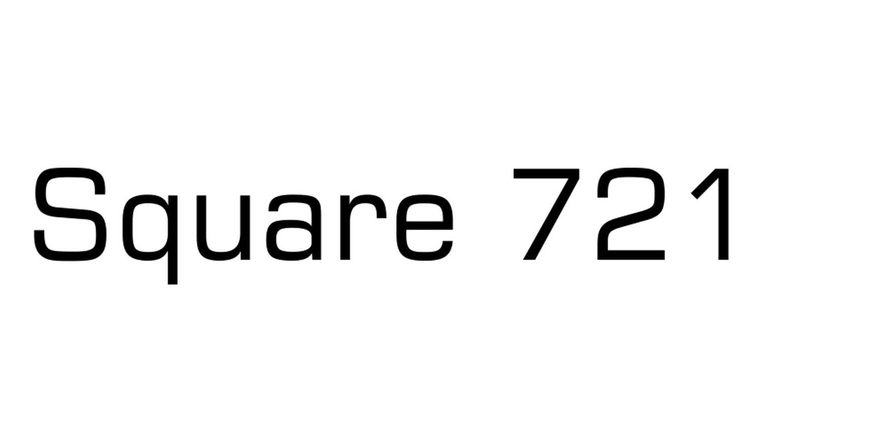 Square 721 in use - Fonts In Use