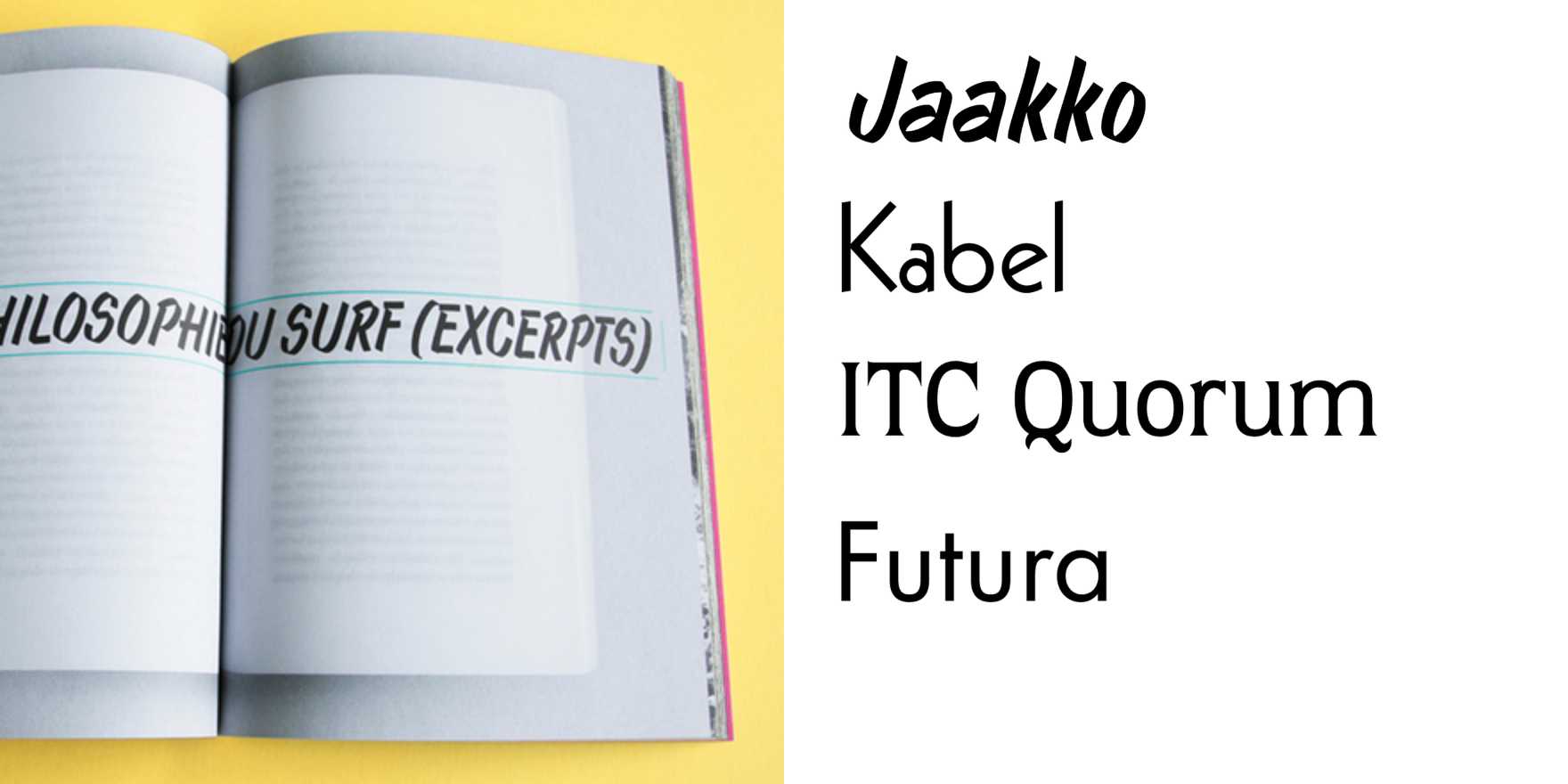 Acid magazine, vol. 1 “Hardly any turns” - Fonts In Use