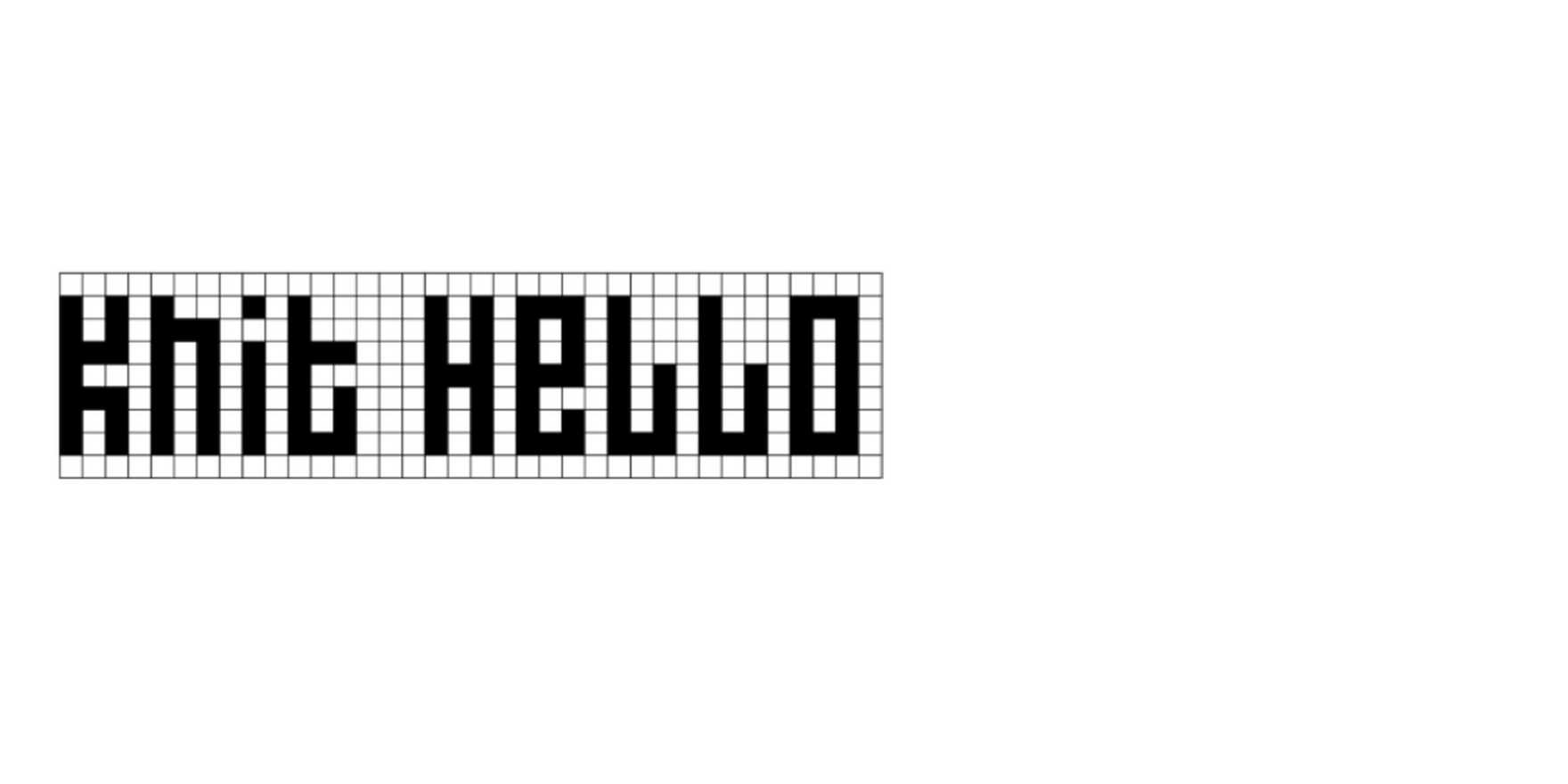 Knit Hello in use - Fonts In Use