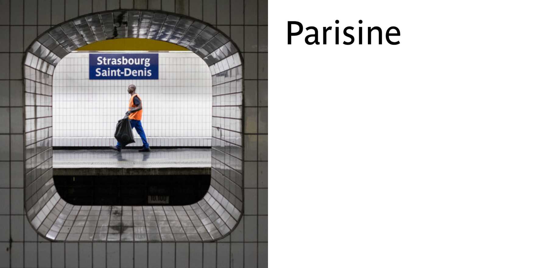 RATP metro signs and identity - Fonts In Use