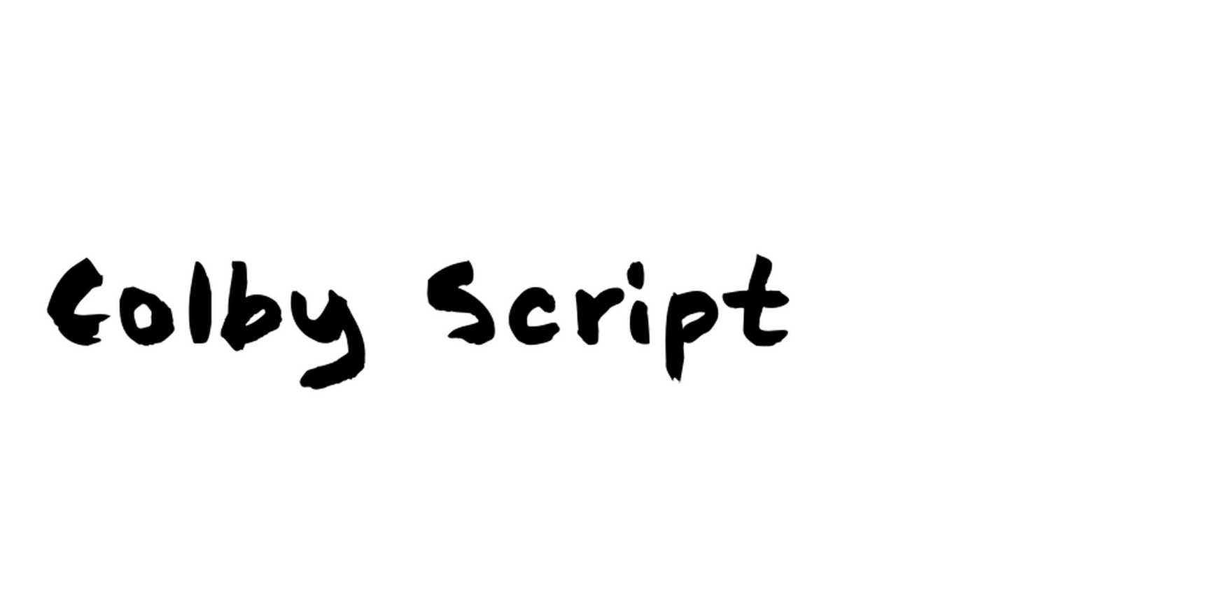 Colby Script in use - Fonts In Use