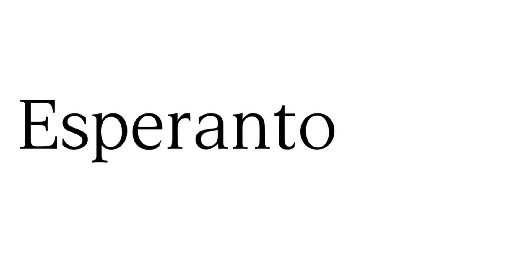 Esperanto in use - Fonts In Use