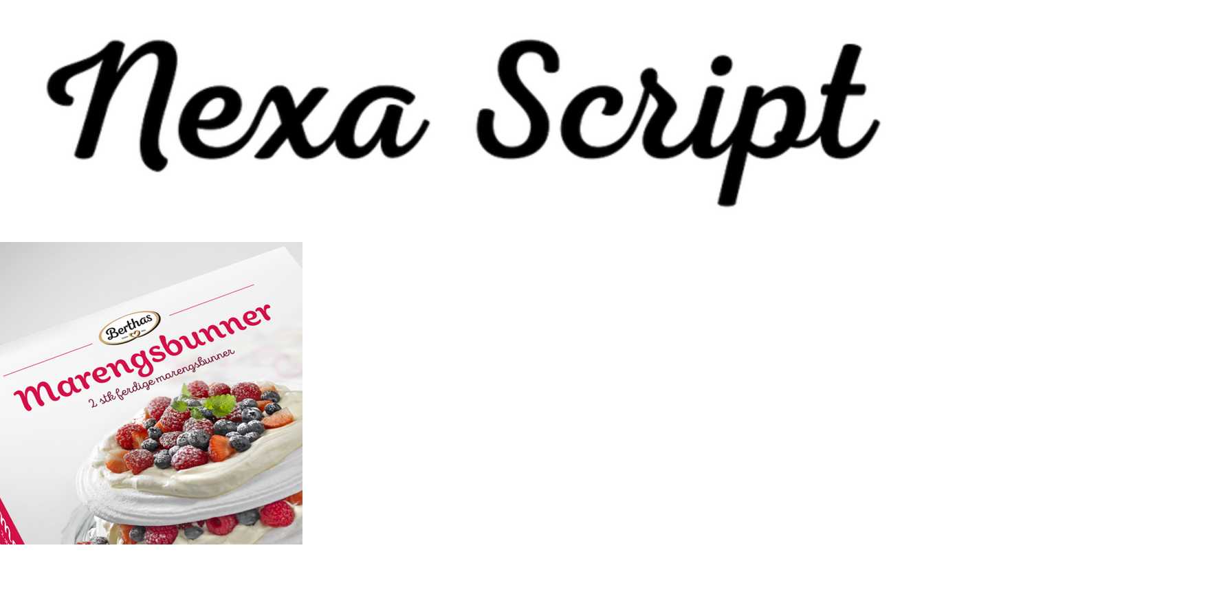 Nexa Script in use - Fonts In Use