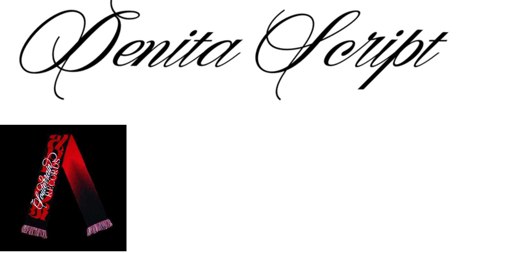 Denita Script in use - Fonts In Use
