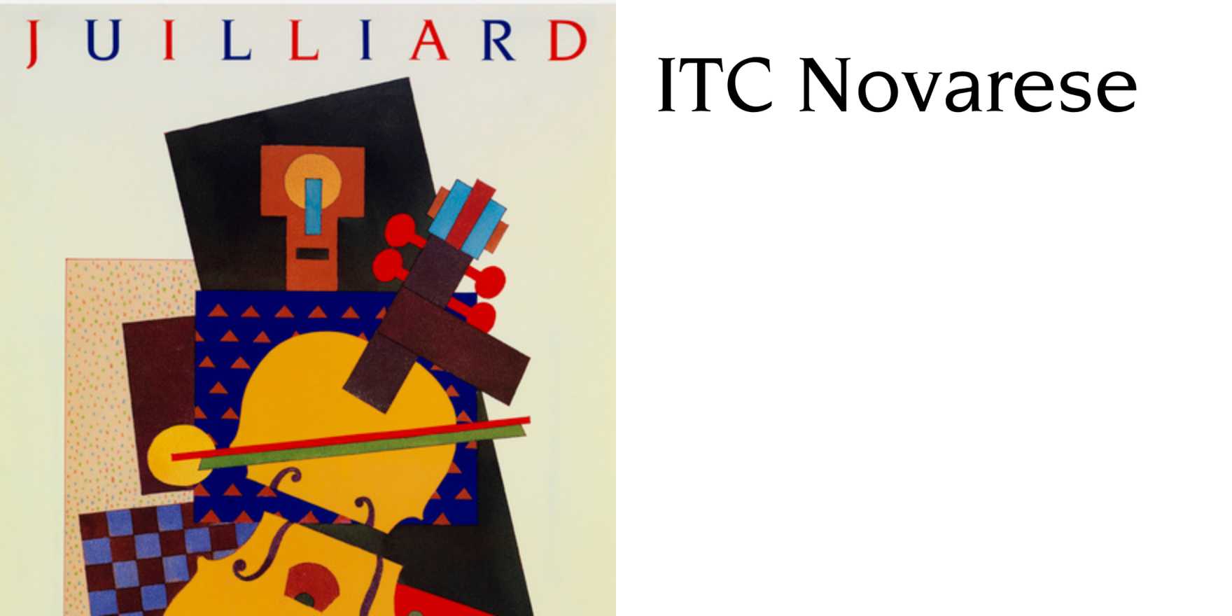 Juilliard posters (1987–1991) - Fonts In Use