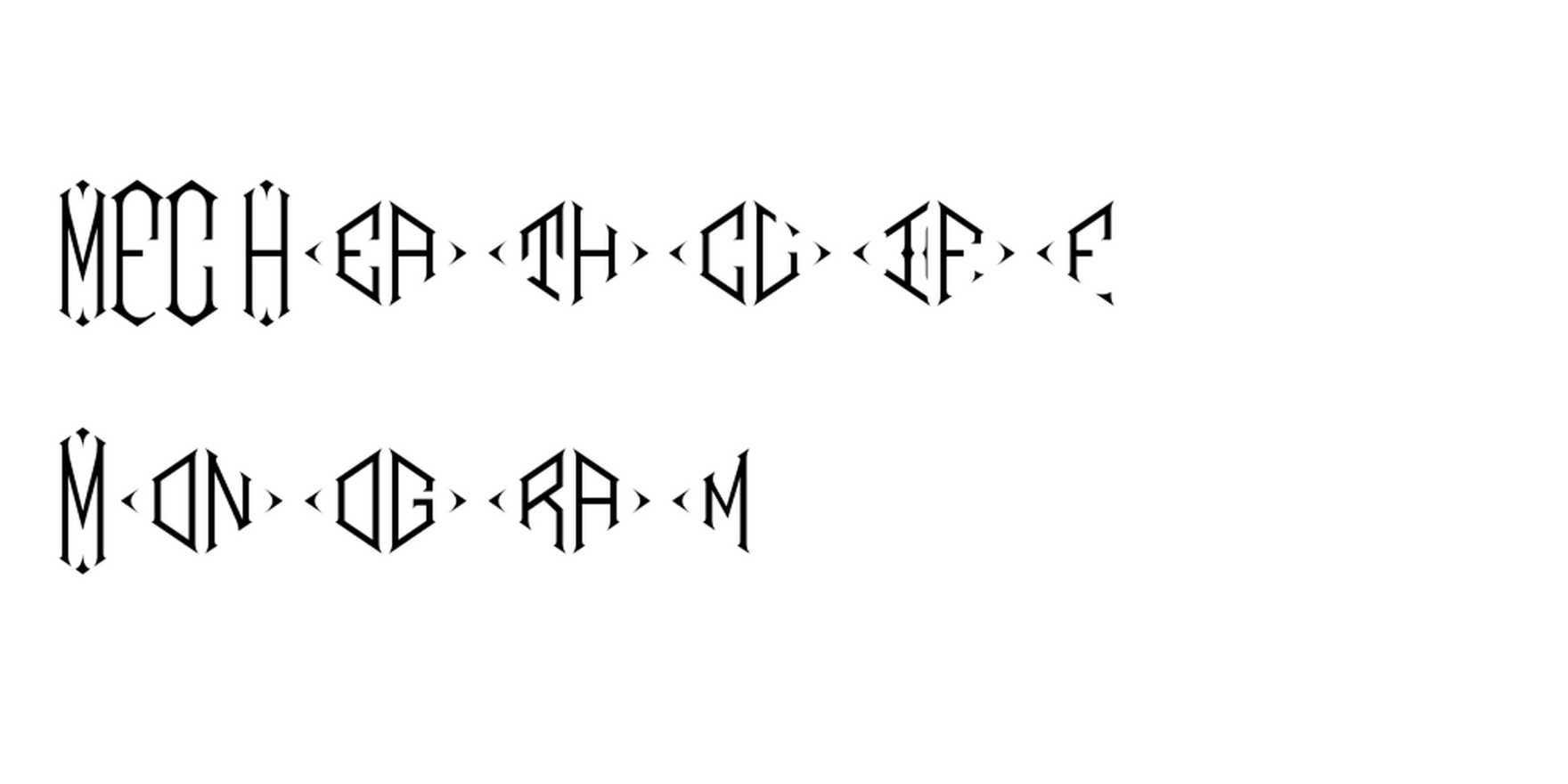 MFC Heathcliff Monogram in use - Fonts In Use