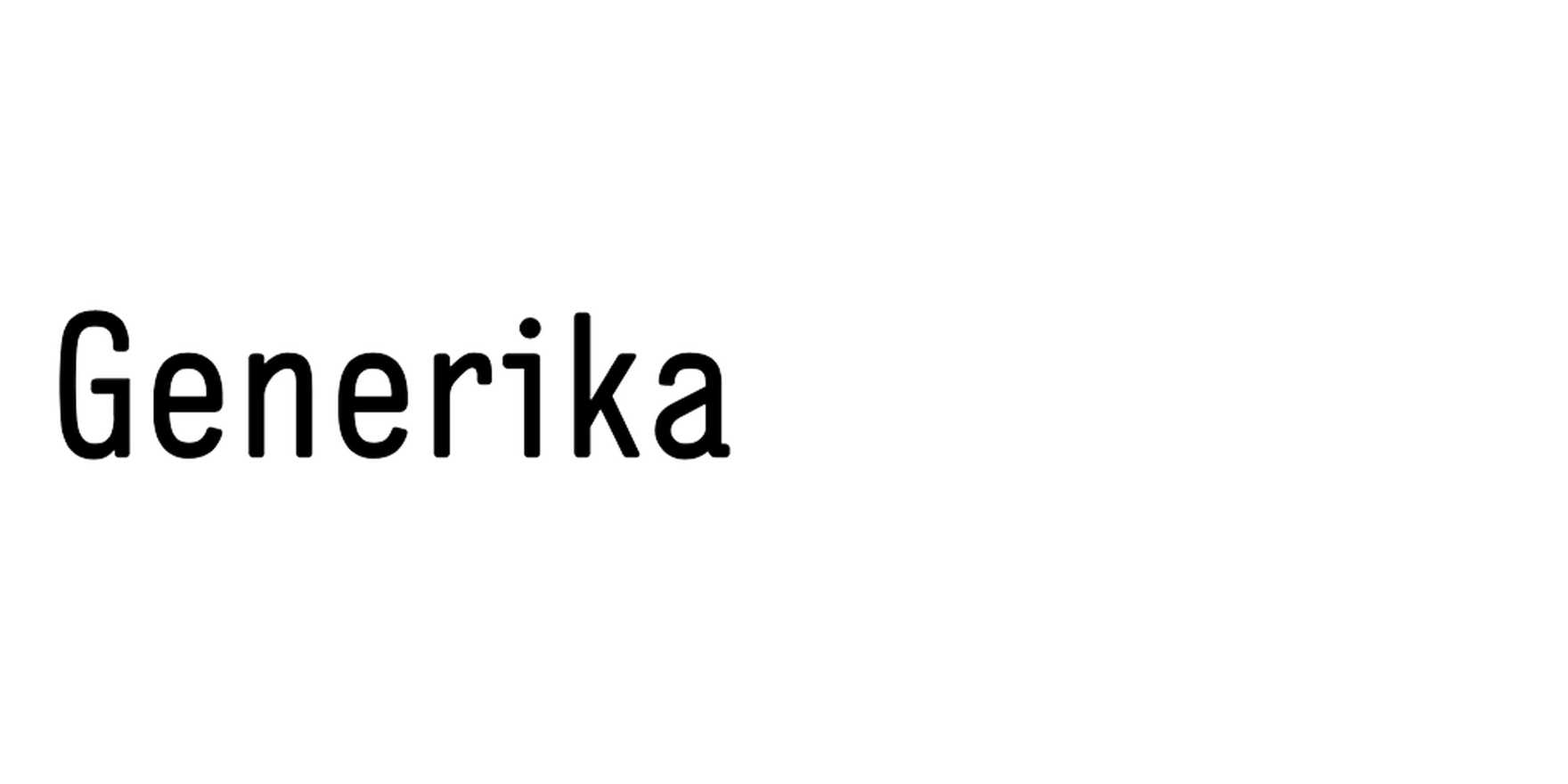 Generika in use - Fonts In Use