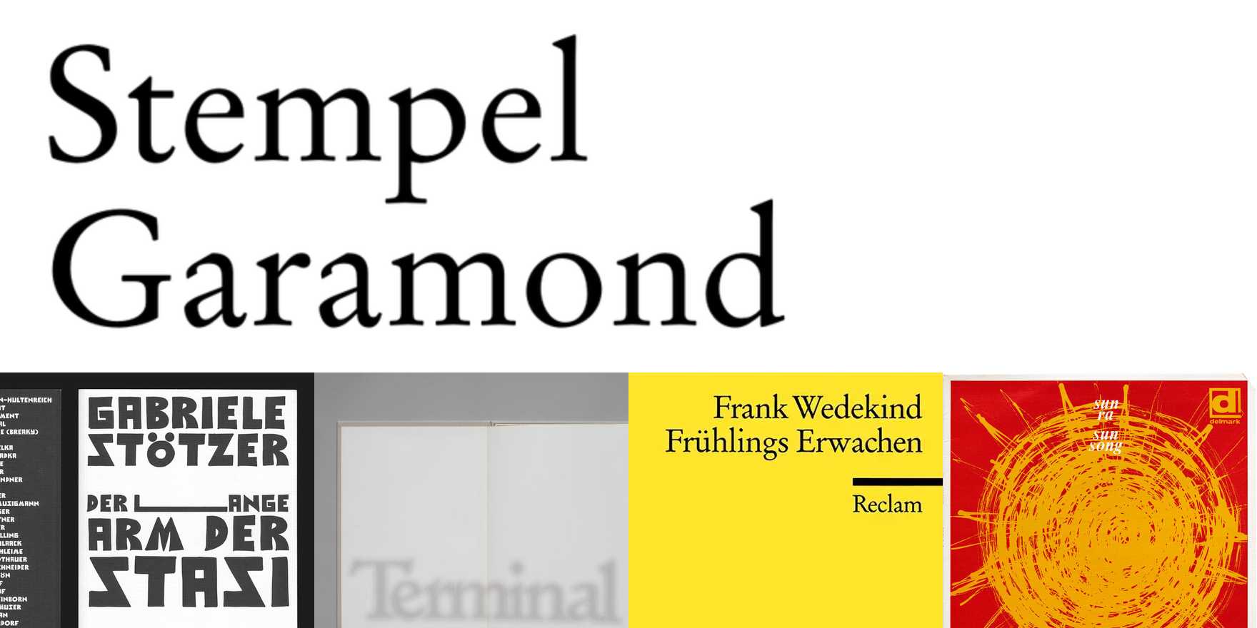 Stempel Garamond in use - Fonts In Use