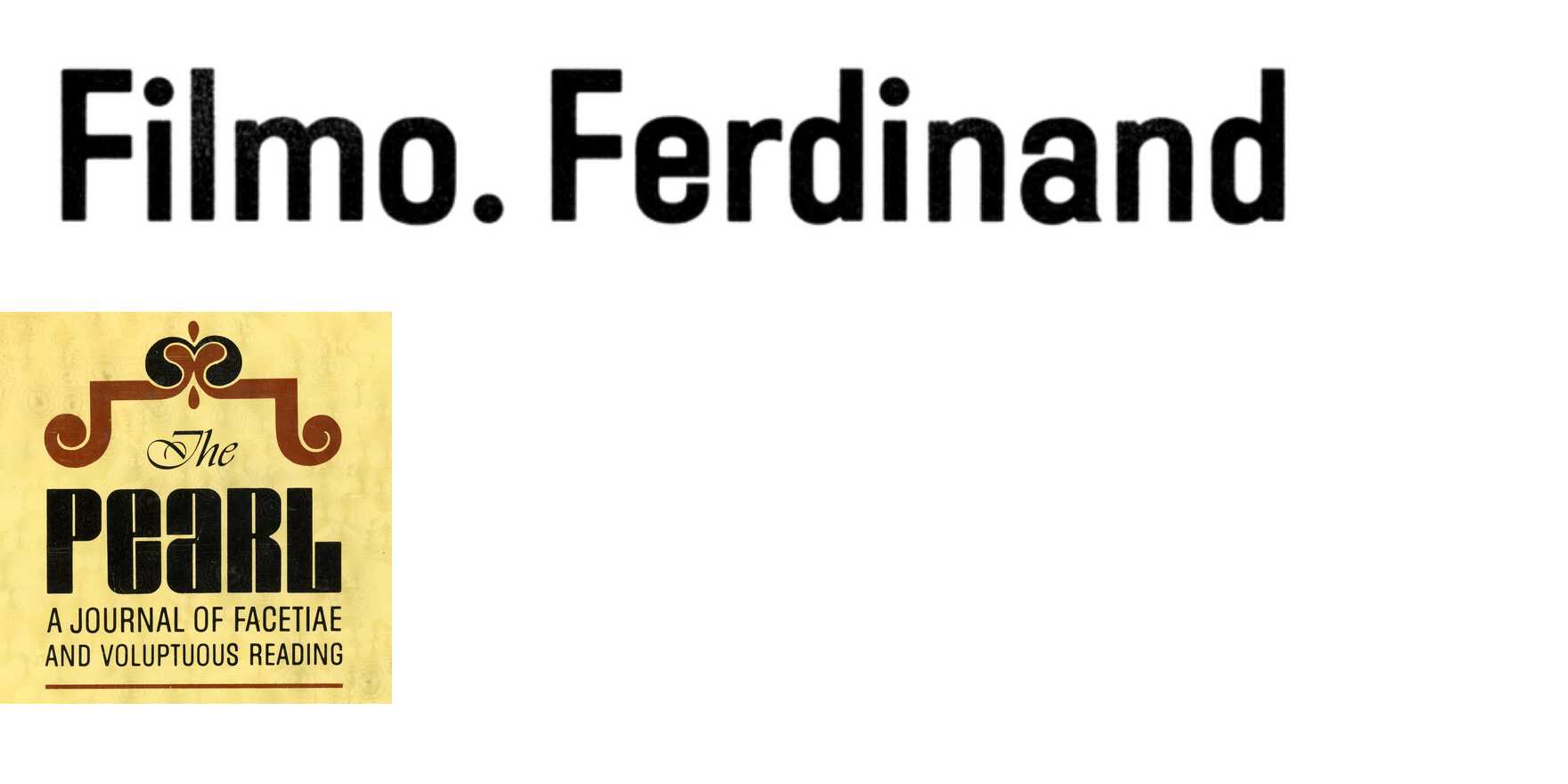 Filmotype Ferdinand in use - Fonts In Use