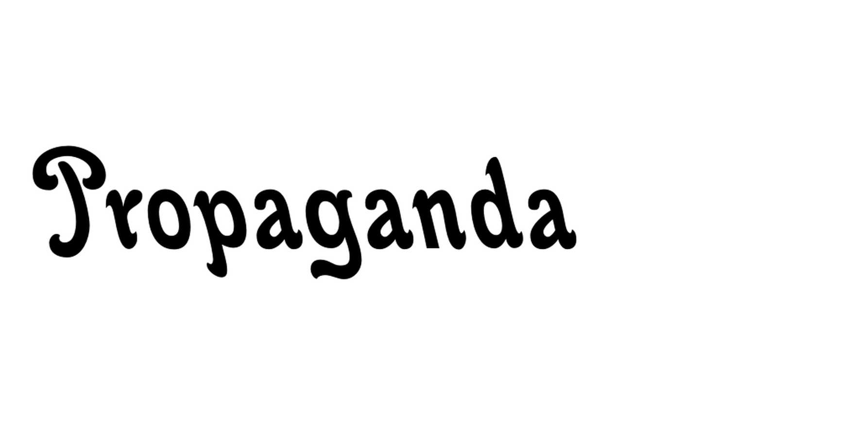 Propaganda in use - Fonts In Use