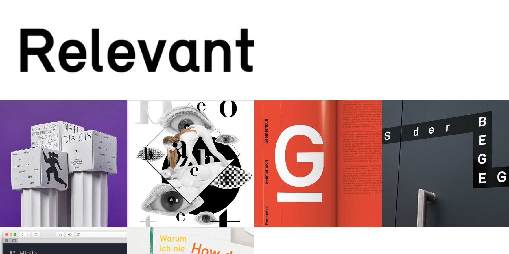 Relevant in use - Fonts In Use