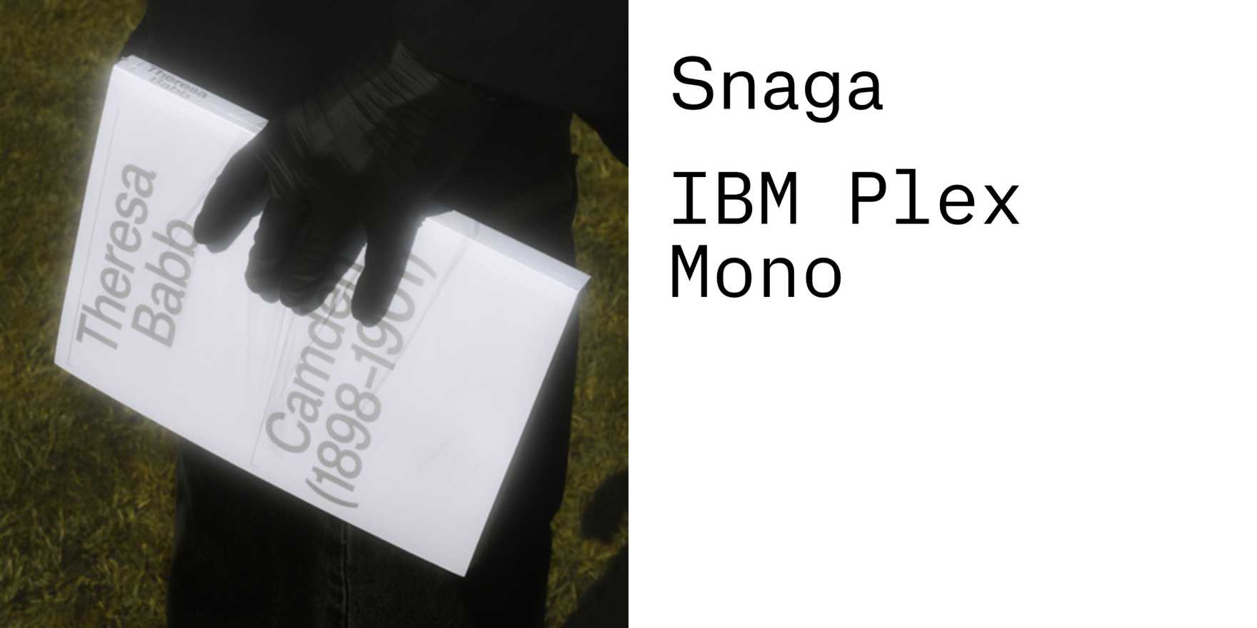 Theresa Babb: Camden (1898–1901) - Fonts In Use