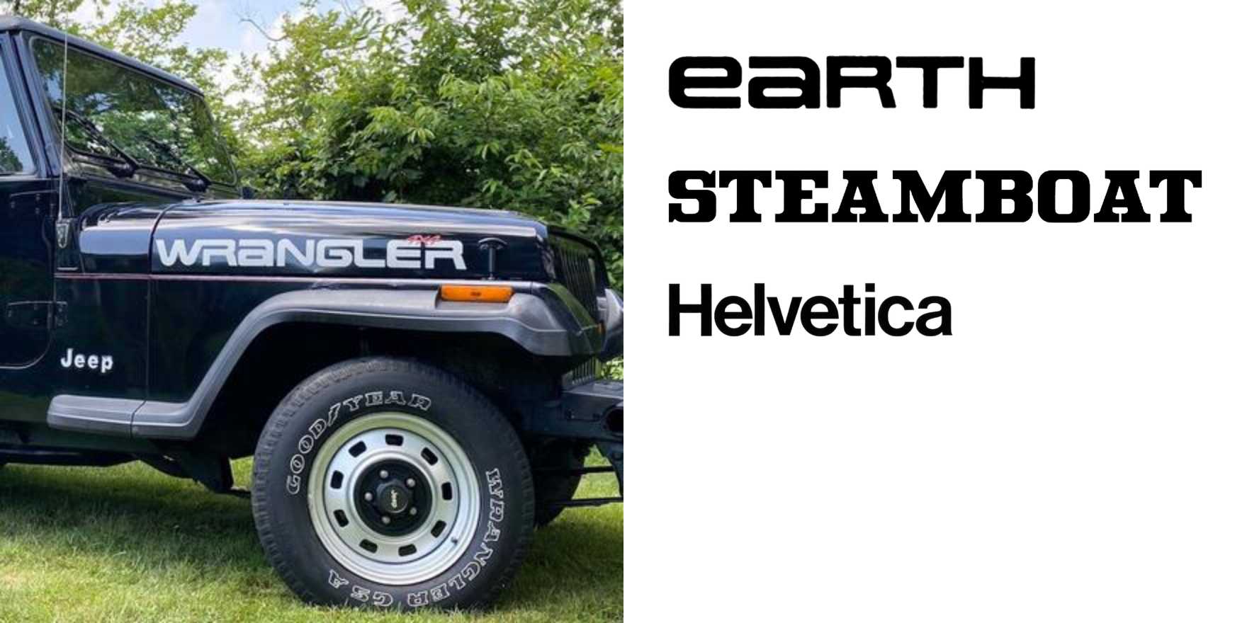 Jeep Wrangler logos - Fonts In Use