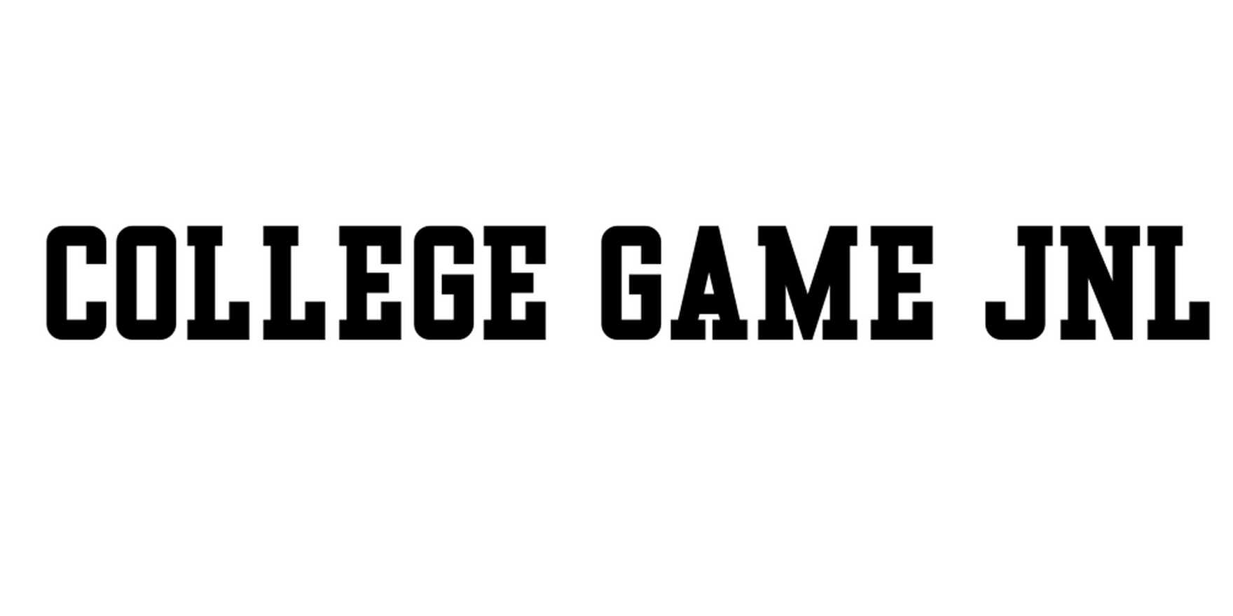 College Game JNL in use - Fonts In Use