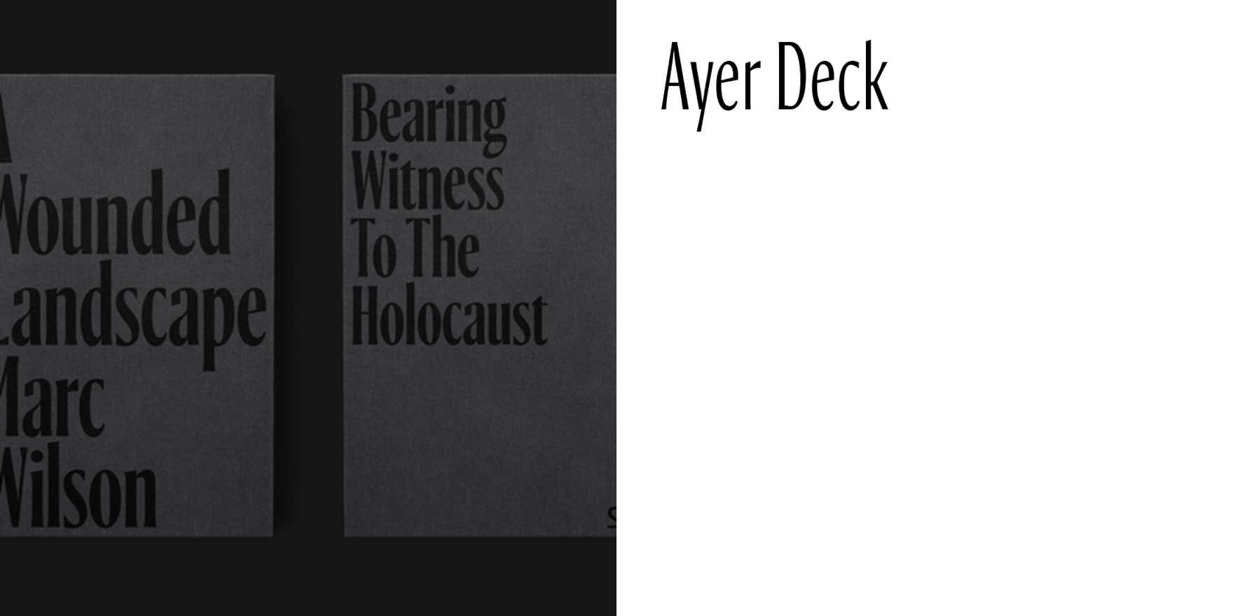 A Wounded Landscape: Bearing Witness to the Holocaust by Marc Wilson ...