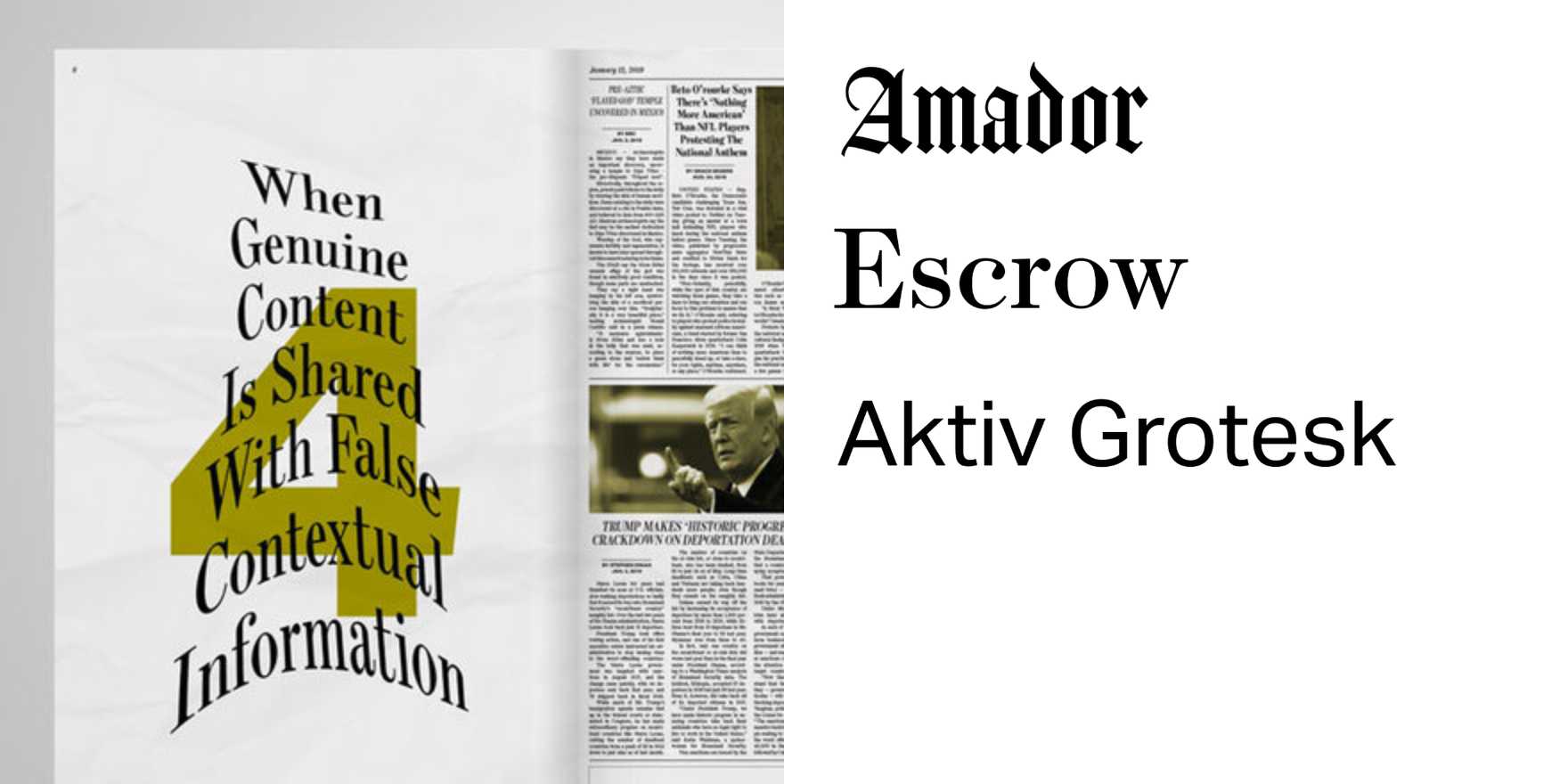 The Daily Times - Fonts In Use