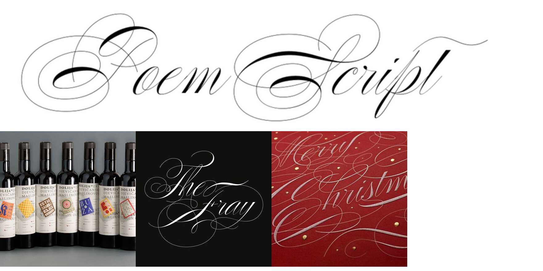 Poem Script in use - Fonts In Use